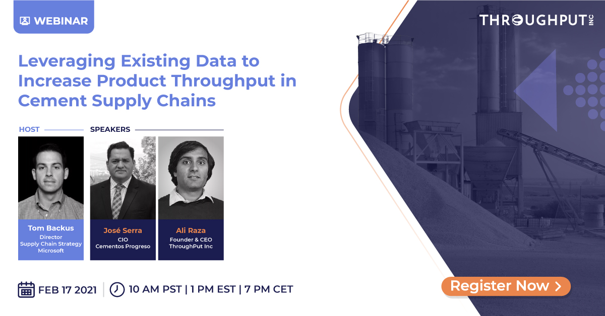 Leveraging Data to Increase Product Throughput in Cement Supply Chains