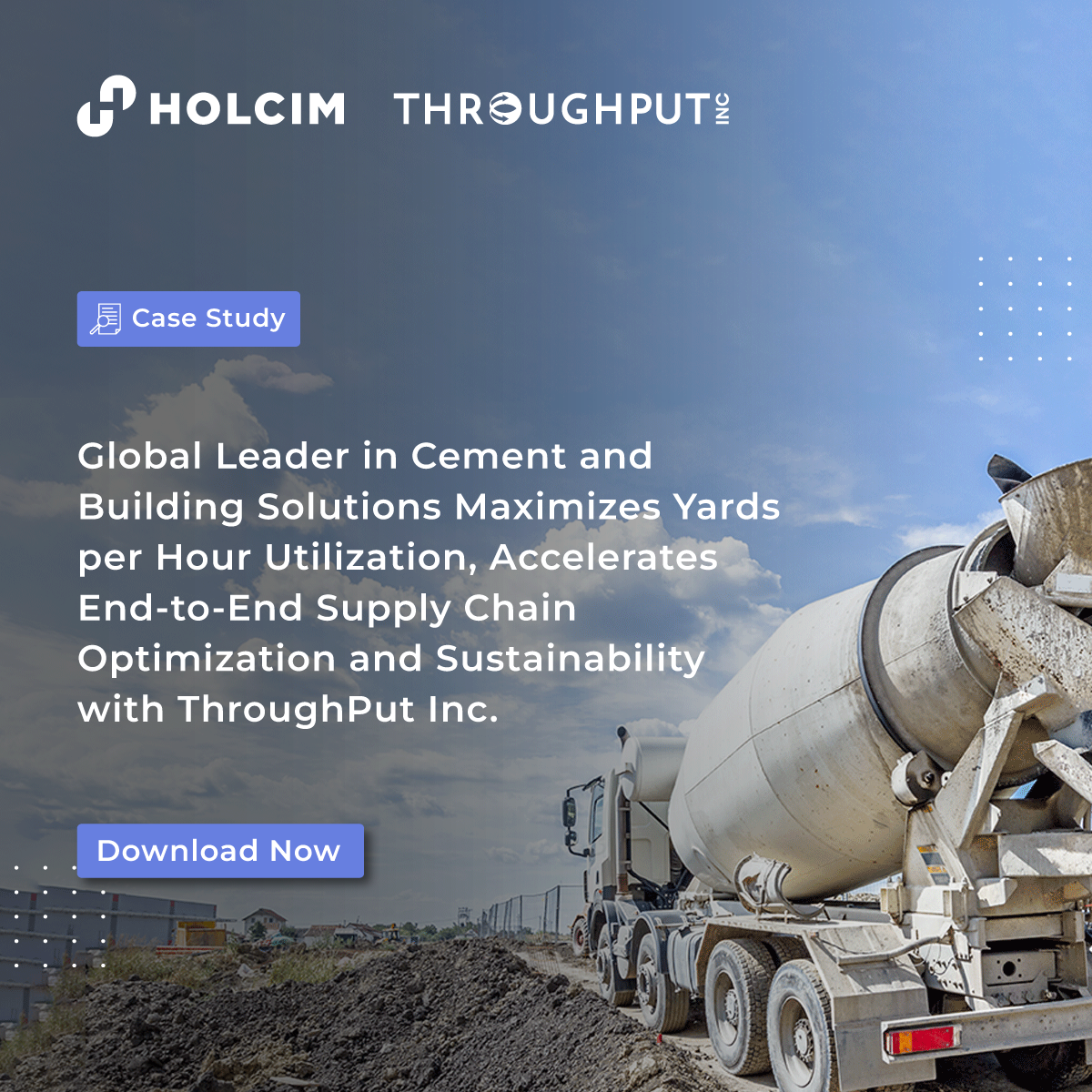 ThroughPut AI Optimizes Cement Manufacturer's Truck Yard Utilization